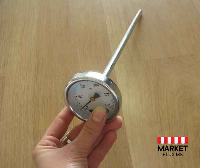 BIMETALEN AKSIALEN TERMOMETAR OD 0-500c ZA FURNI | marketplus.mk